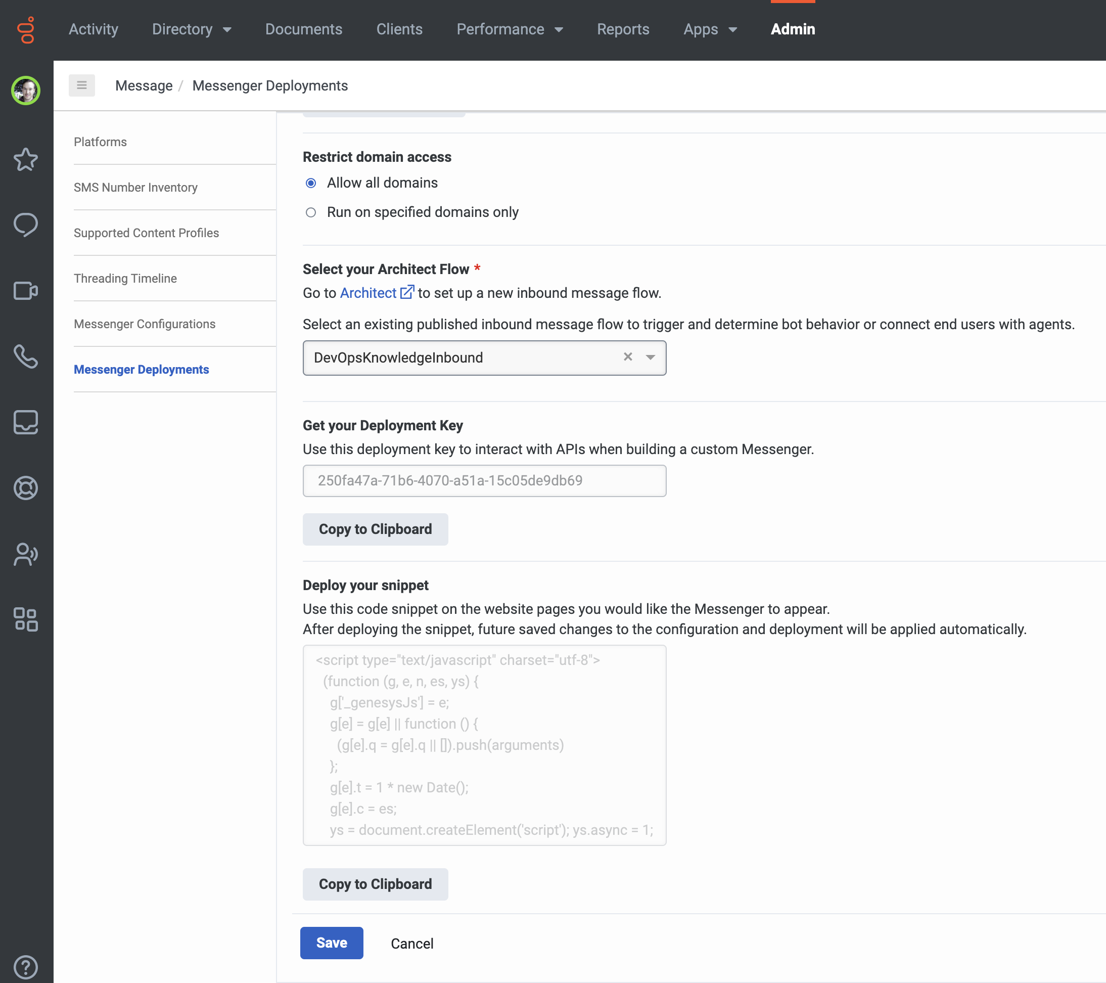 Genesys Cloud Developer Center